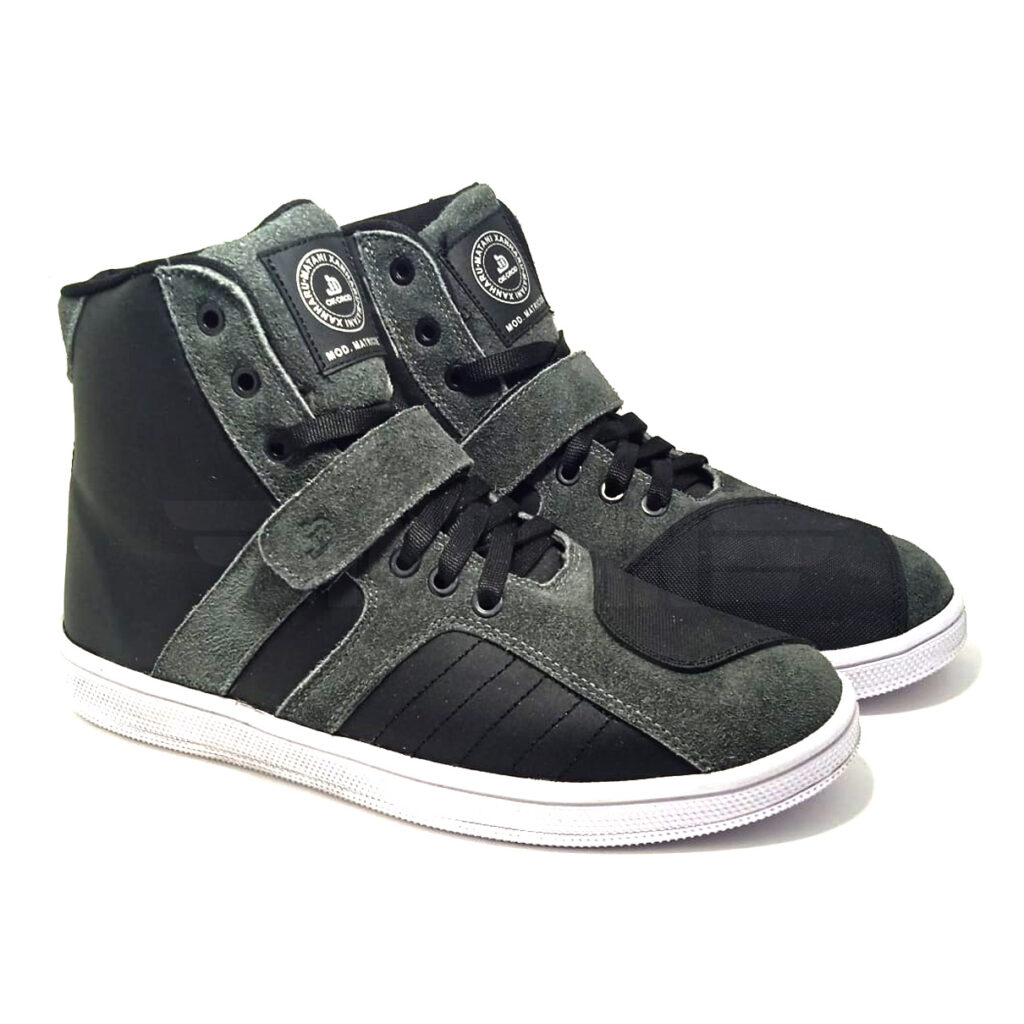 Zapato Bota Tenis Para Motociclista Color Gris / Blanco – Bajaj Matriz