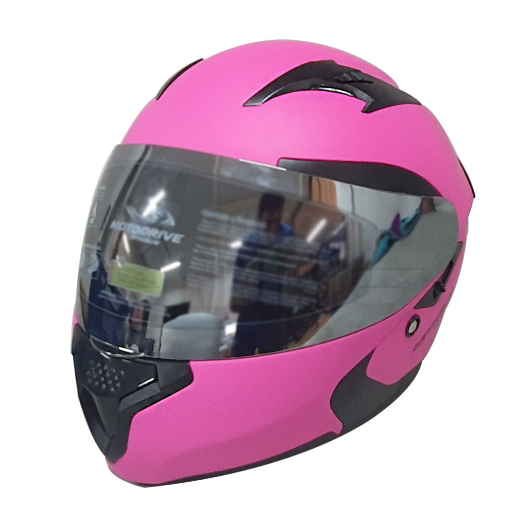 Casco Integral Rosa Moto Orthrus / Dot / Mica Visor – Bajaj Matriz