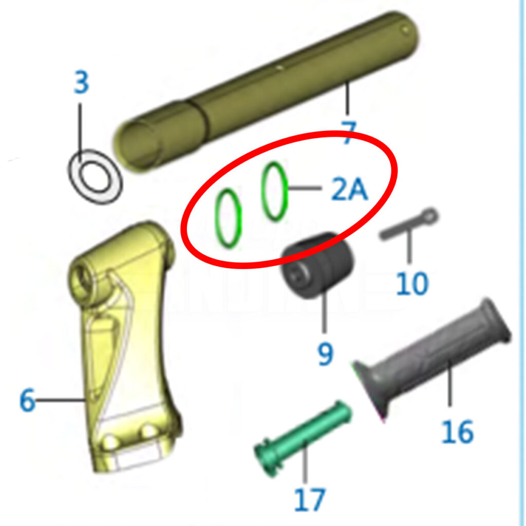 O’ring De Tubo Manubrio Pulsar Ns As Rs 200 / Ns 160 / Ns As 150 Bajaj ...